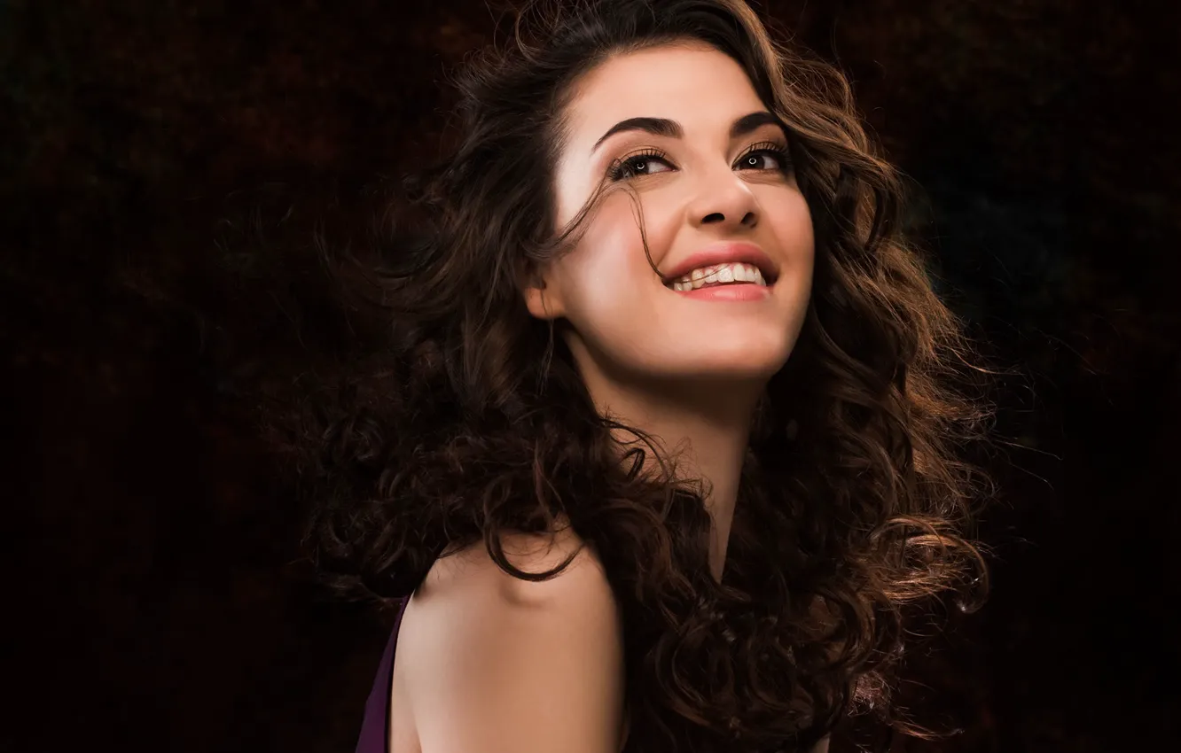 Wallpaper girl, hot, sexy, eyes, smile, beautiful, figure, model for mobile and desktop, section ...