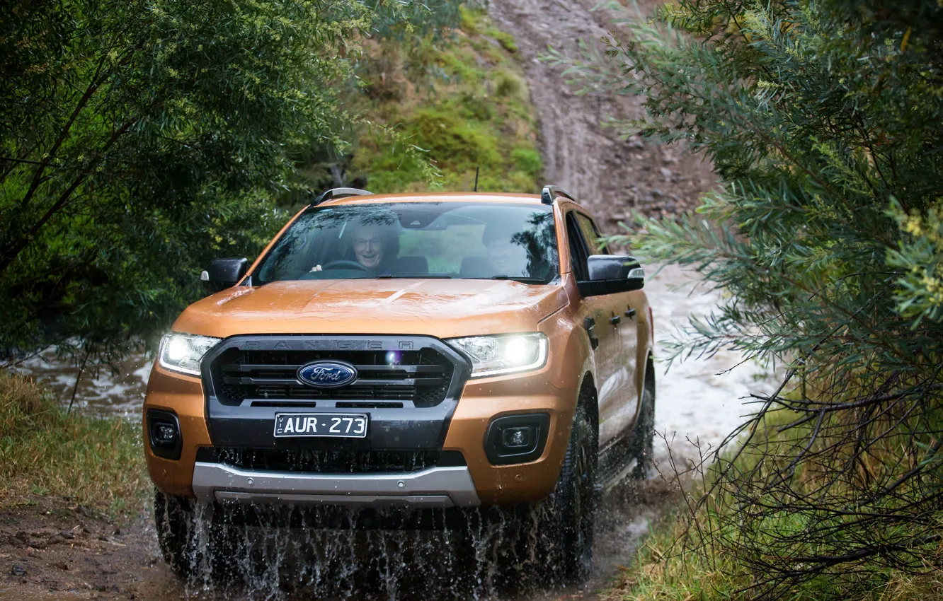 Wallpaper Wildtrak, River, Water, Mountains, Pickup, Ranger, Jeep ...