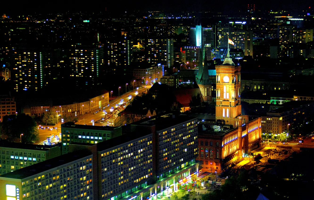 Wallpaper night, Germany, Germany, night, Berlin, Berlin for mobile and ...