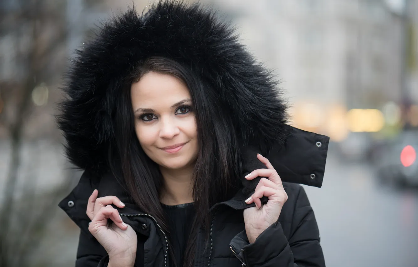 Wallpaper look, face, smile, Maja for mobile and desktop, section ...