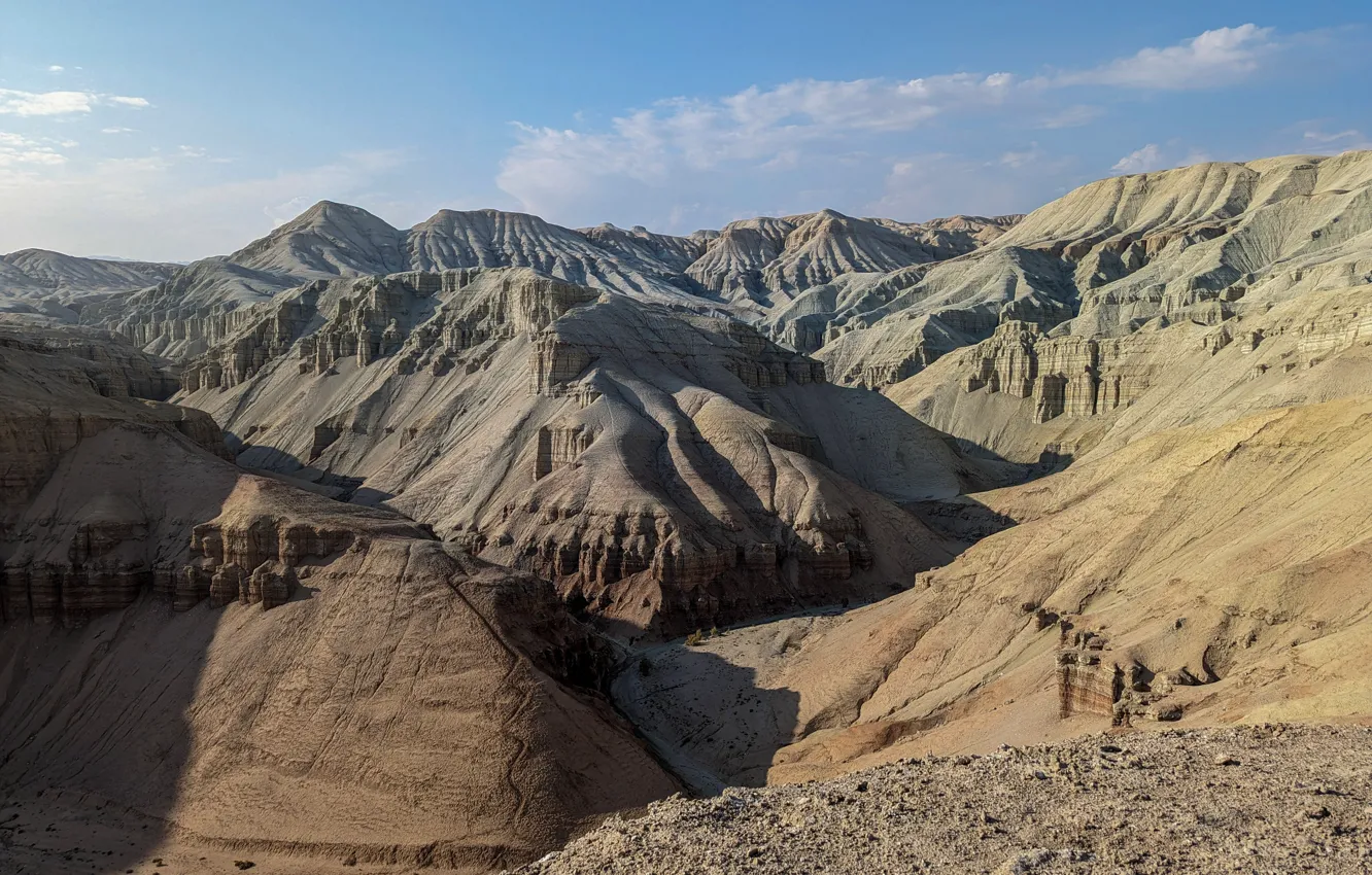 Wallpaper Autumn, Desert, Valley, Kazakhstan, The steppe, pixel 7 pro ...