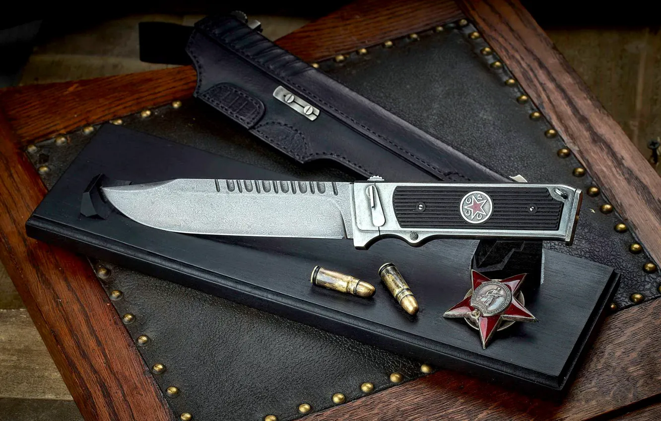 Wallpaper weapons, steel, shadow, leather, cartridges, sleeve, copy ...