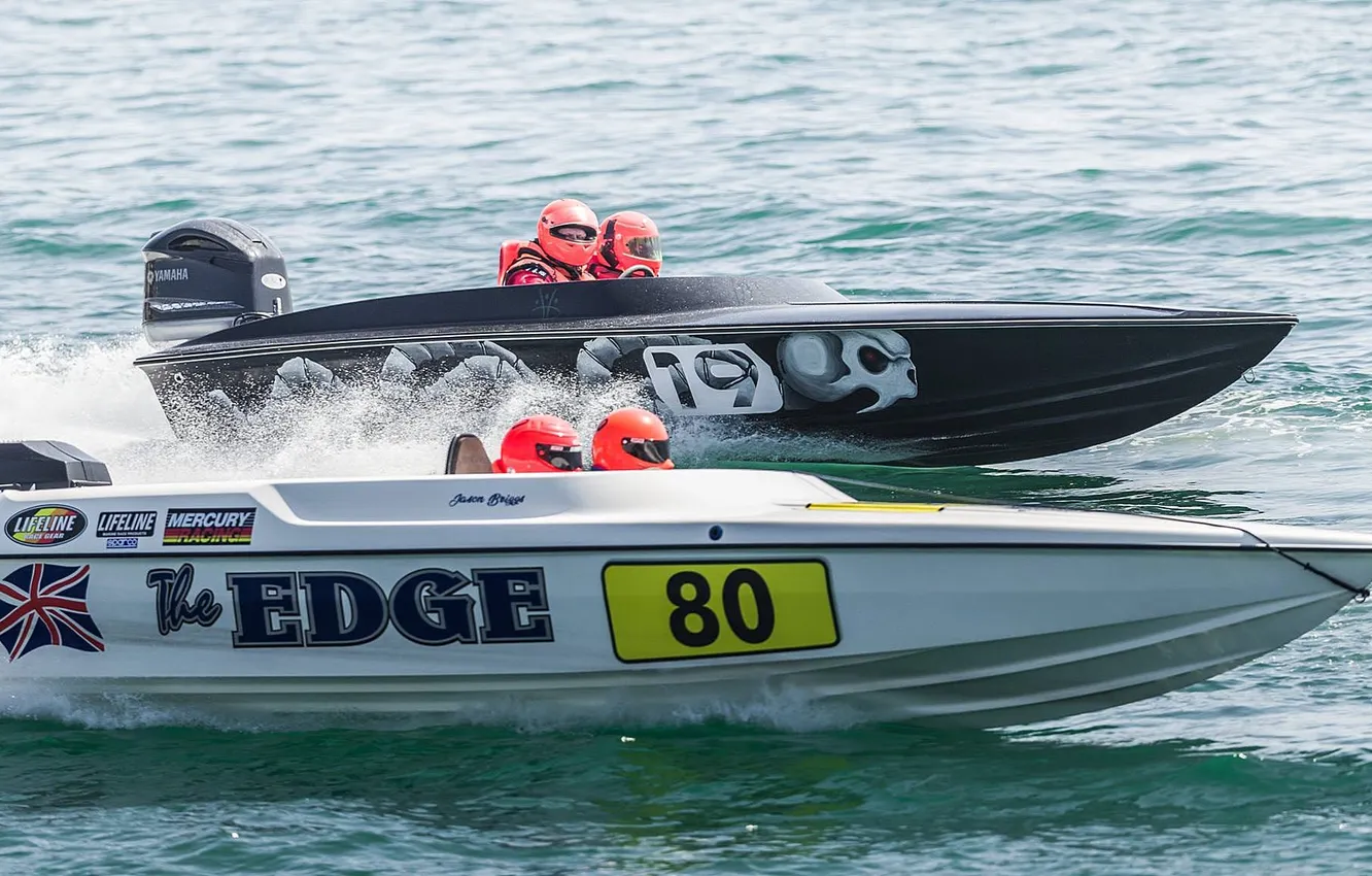 Wallpaper speed, boats, race for mobile and desktop, section спорт ...