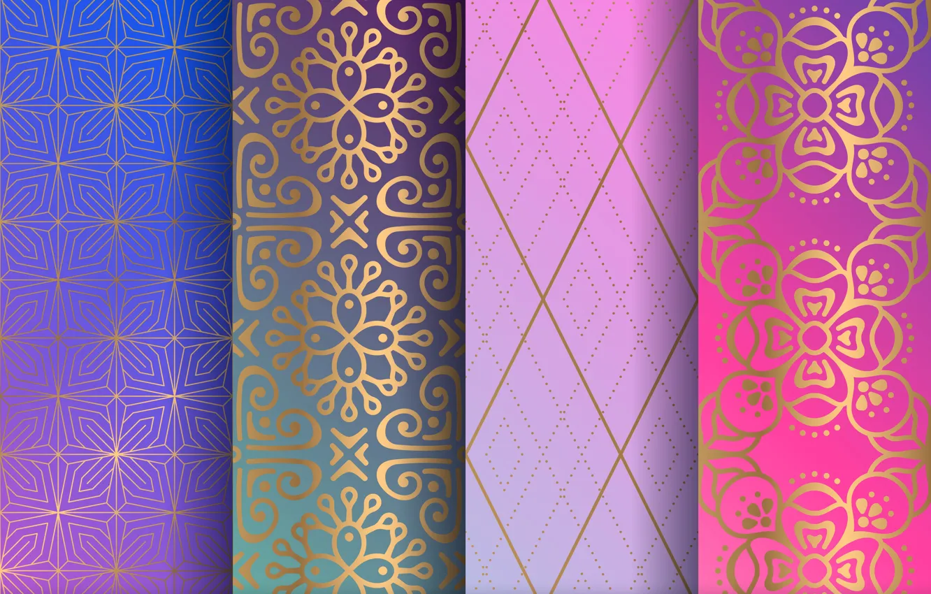 Wallpaper Pattern Texture Texture Gold Color Seamless For Mobile And Desktop Section