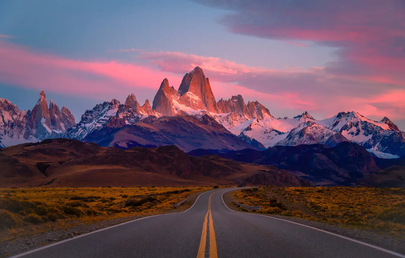 Wallpaper road, light, mountains, highway, Andes for mobile and desktop ...