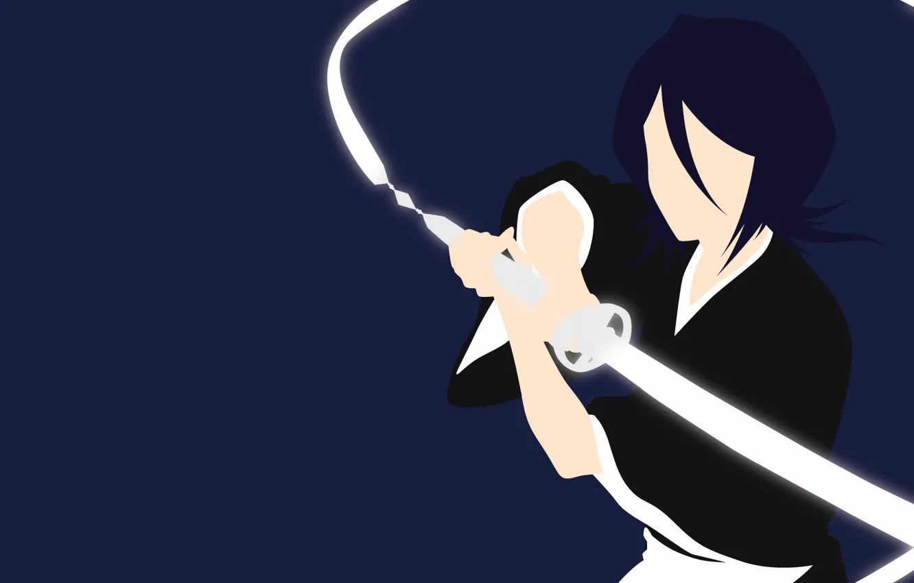 Wallpaper sword, game, Bleach, woman, anime, Kuchiki Rukia, katana ...