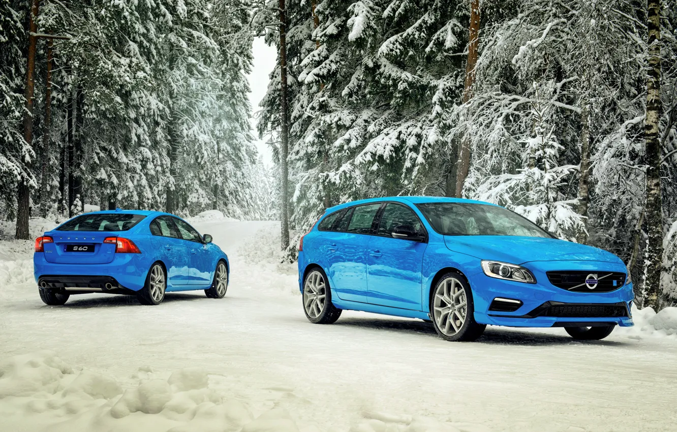 Wallpaper winter, snow, Volvo, Volvo, S60, 2015 for mobile and desktop ...