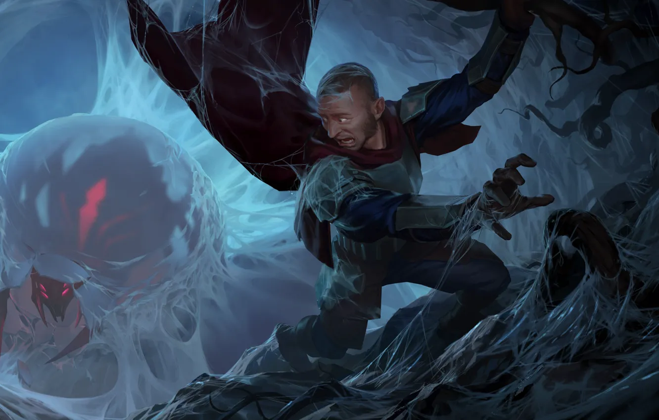 Wallpaper people, web, spider, To escape, Legends of Runeterra for ...