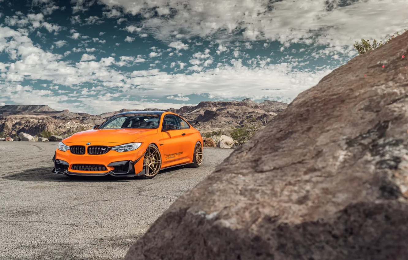 Wallpaper the sky, landscape, design, style, car, BMW M4 images for ...