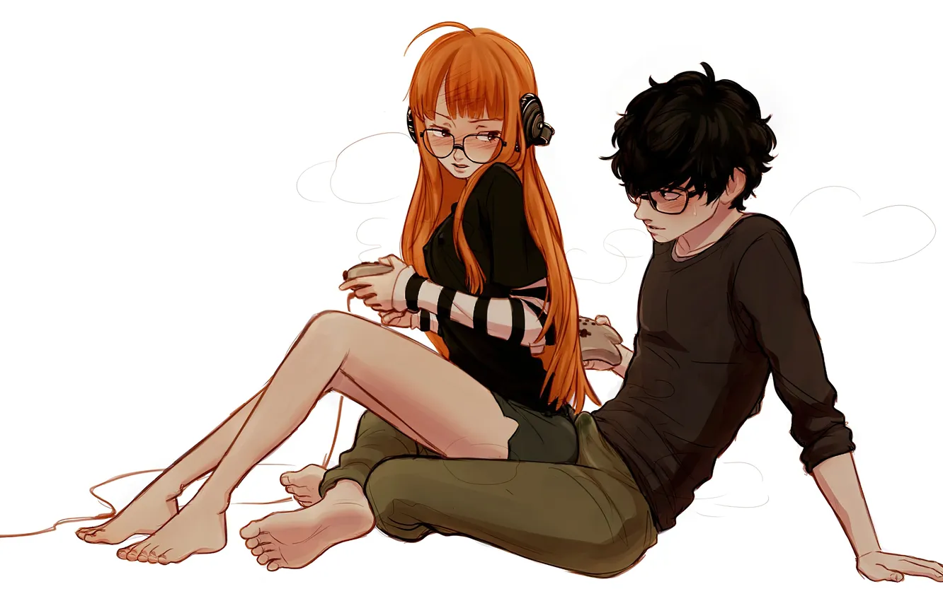 Wallpaper anime, Person 5, Character, Futaba Sakura, disclaimer for ...