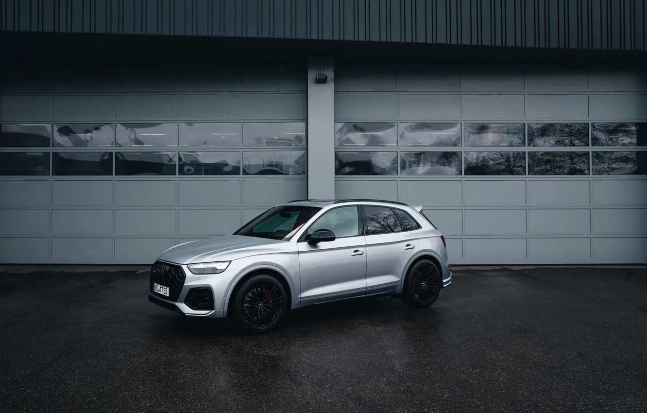 Wallpaper Audi, Front, Side, ABBOT, Silver, SQ5, Audi SQ5 TDI, Audi SQ5 ...
