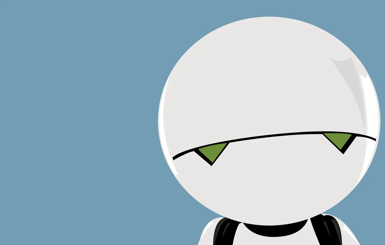 Wallpaper robot, Android, Marvin, GPP prototype, The Hitchhiker’s Guide ...