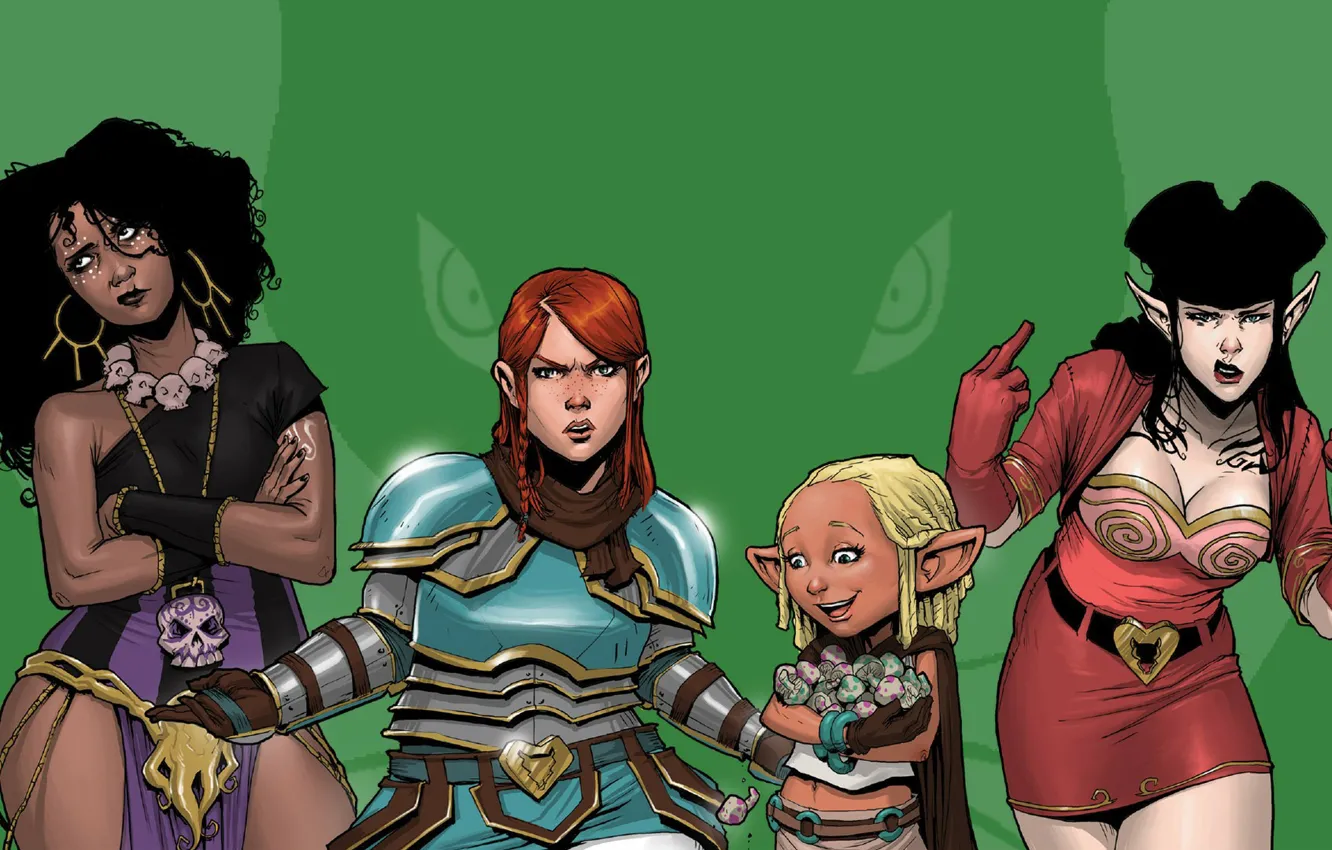 Wallpaper Violet, Hannah, Dee, Betty, Queen of the rats, Rat Queens for mobile and desktop ...