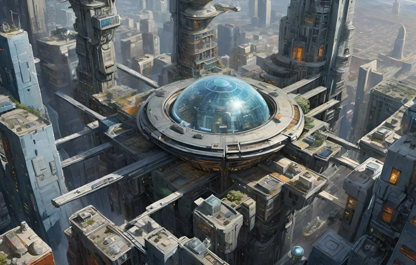 Wallpaper future, fiction, space station for mobile and desktop ...