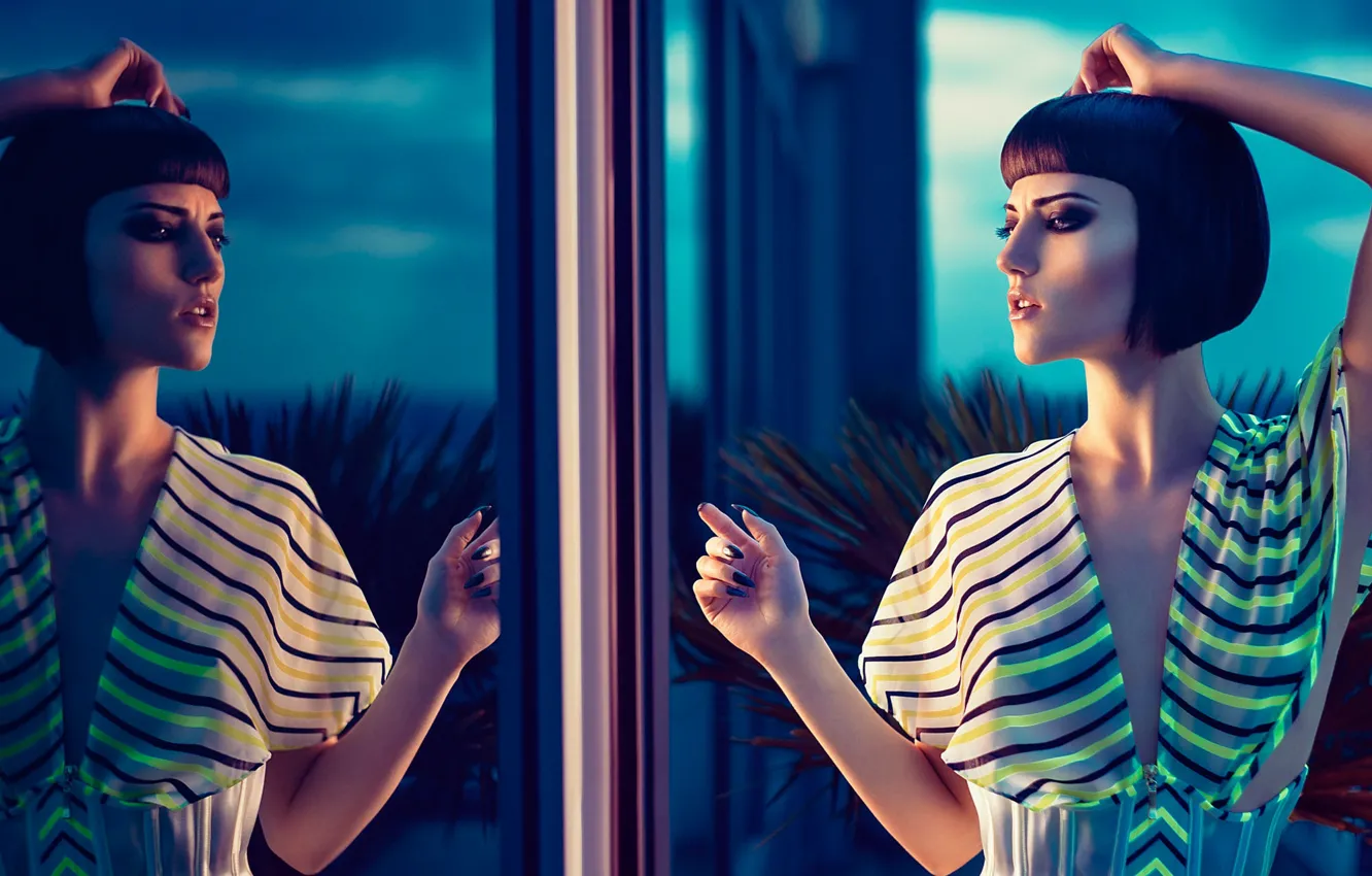 Wallpaper style, reflection, makeup, hairstyle, Jake Hicks for mobile ...