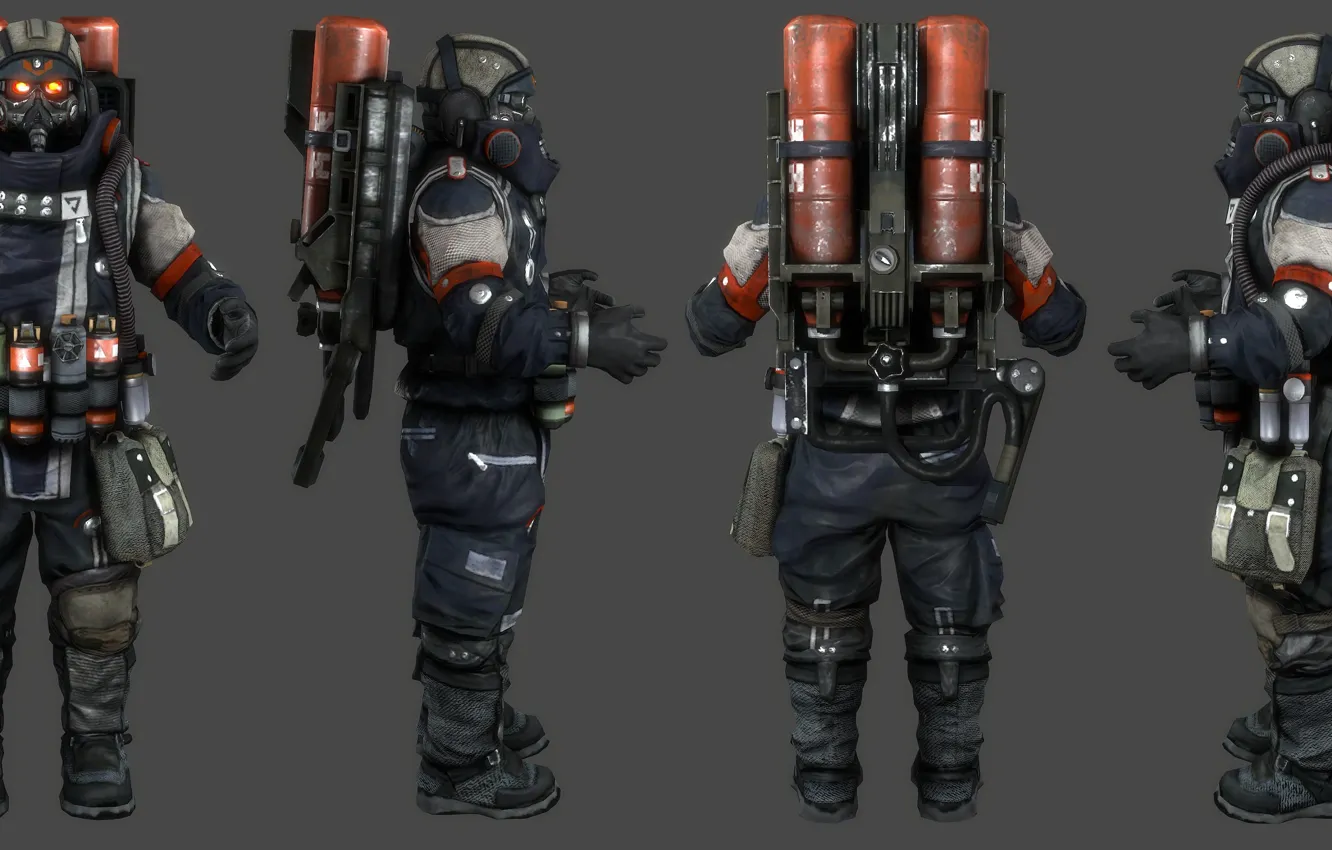 Wallpaper killzone, soldier, helghast images for desktop, section игры ...