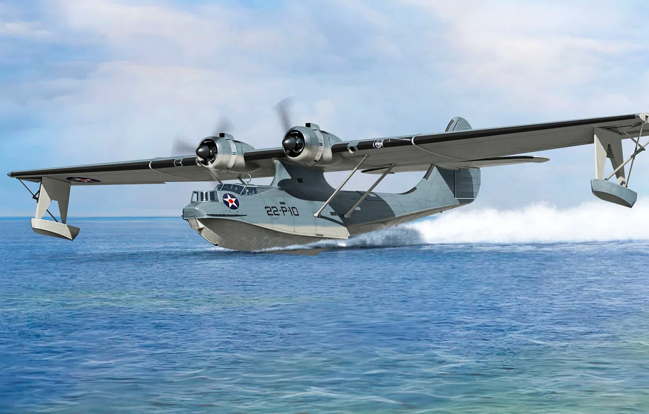 Wallpaper USA, seaplane, US NAVY, reconnaissance aircraft, Carlos ...