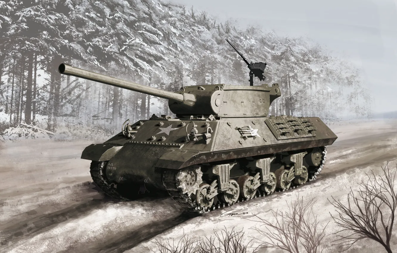 Wallpaper USA, armor, self-propelled artillery, M36 Jackson for mobile ...