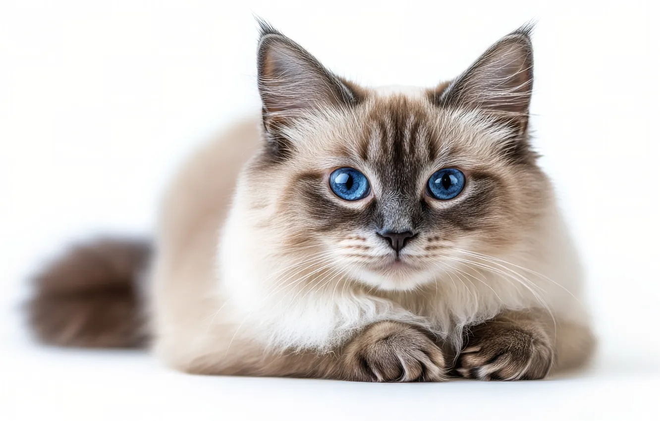 Wallpaper cat, cat, look, pose, kitty, face for mobile and desktop ...