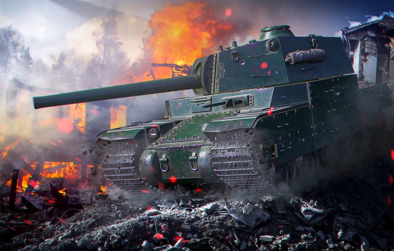 Wallpaper tank, art, world of tanks, wot, tank, Type 5 Heavy, wotart ...