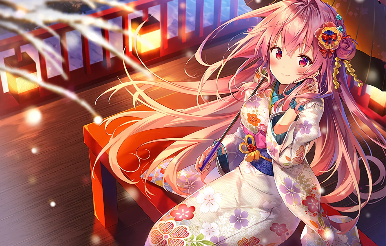 Wallpaper Girl Sexy Long Hair Dress Boobs Anime Beautiful Pretty 1232