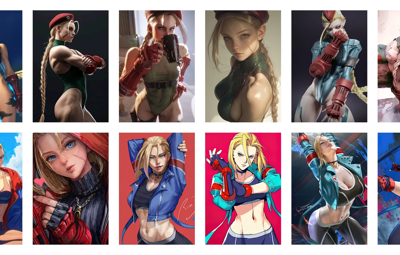 Wallpaper girl, fan art, Cammy White, Game Art, Character Art, Street Fighter 6, AI Art for ...