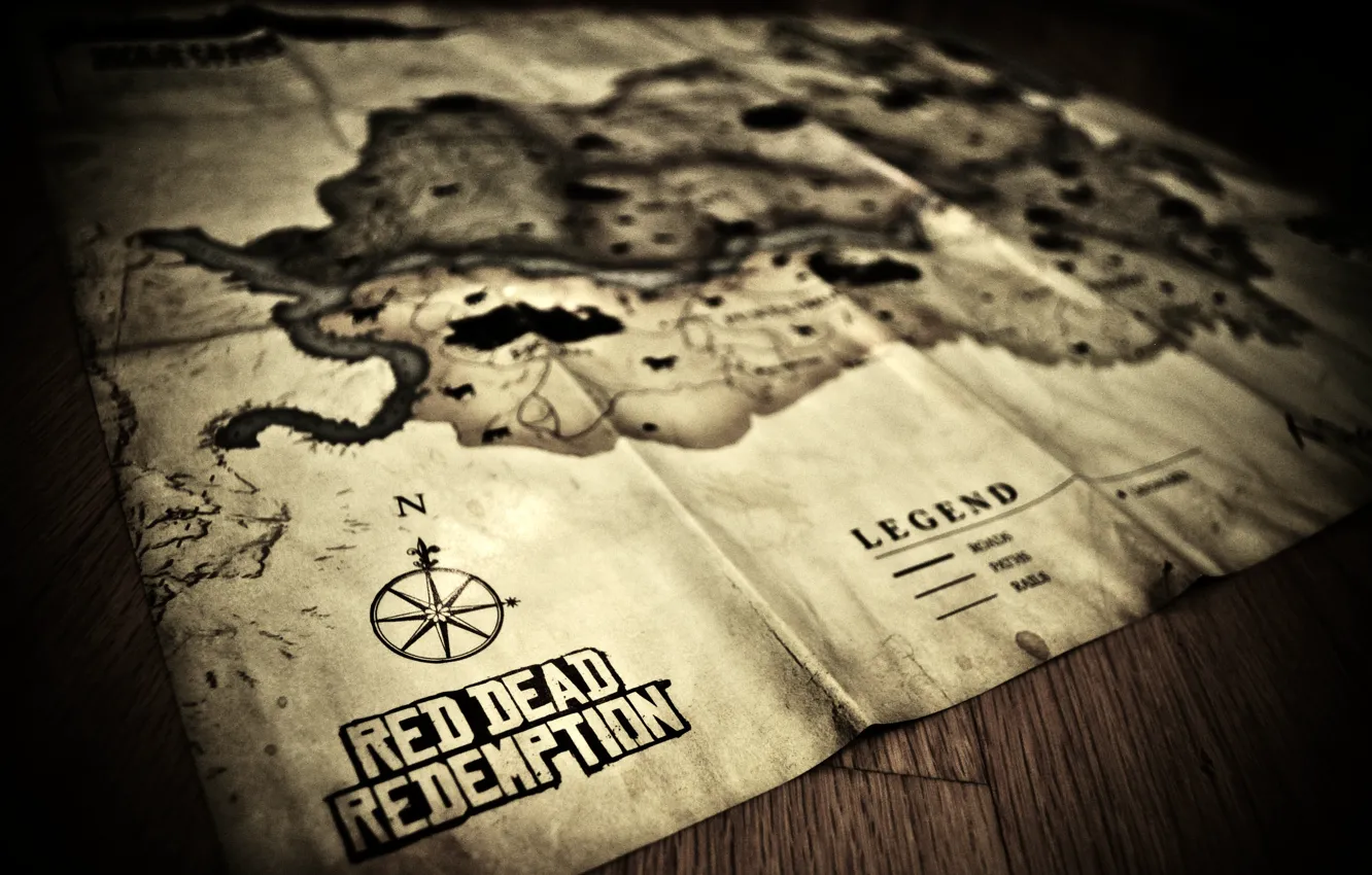 Wallpaper map, Western, Red Dead Redemption for mobile and desktop ...