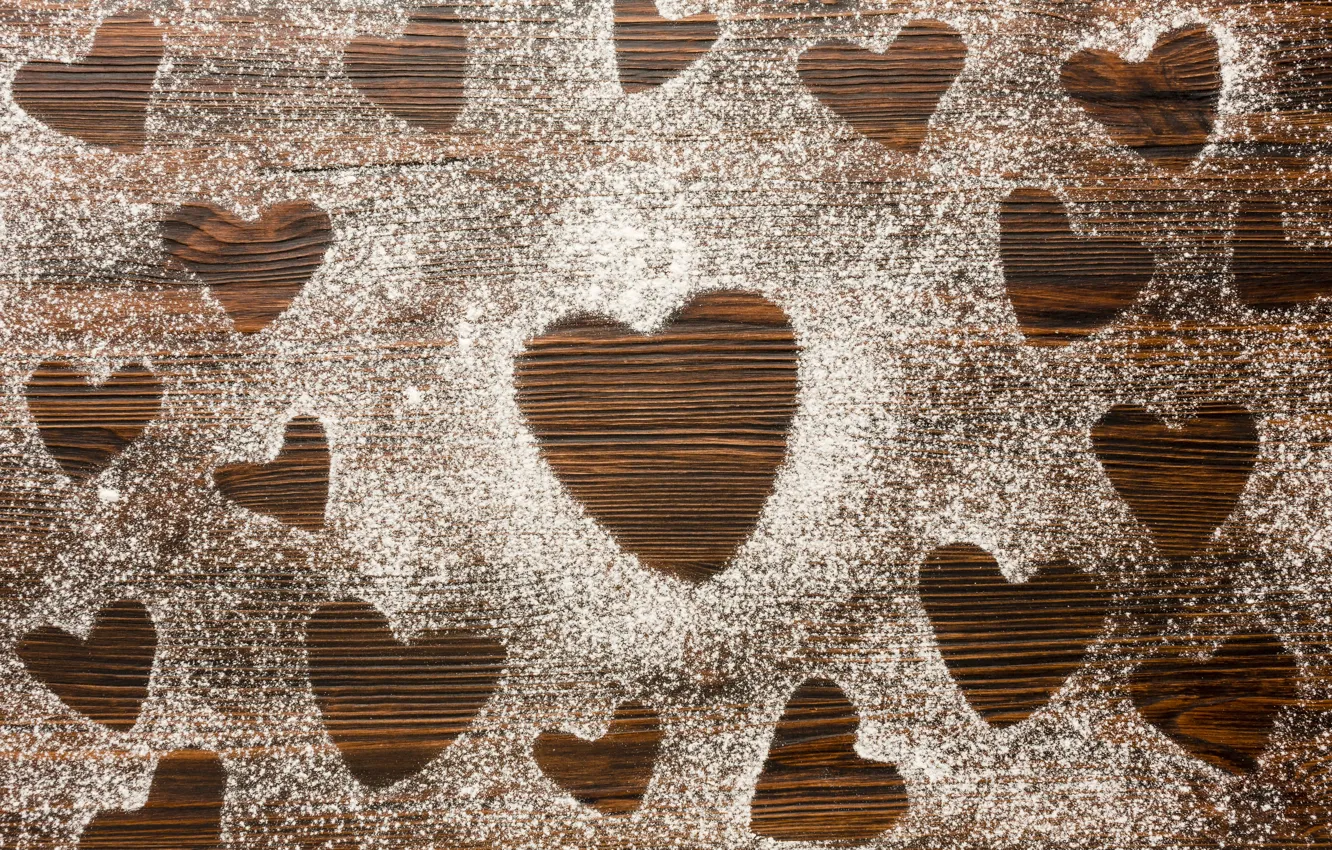 Wallpaper holiday, heart, Board, silhouette, hearts, placer, Valentine ...