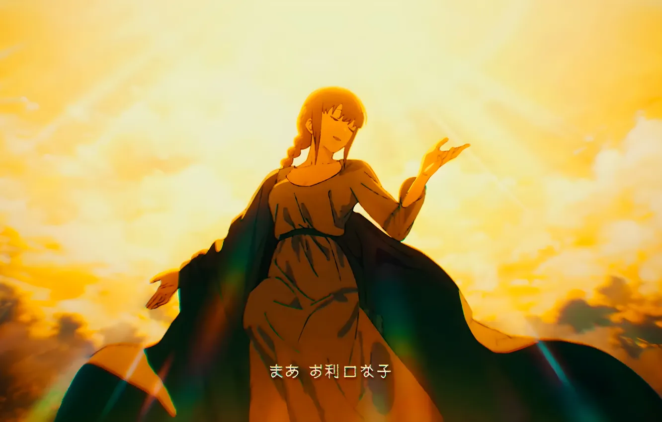 Wallpaper anime girls, Japanese, closed eyes, Chainsaw Man, Makima ...