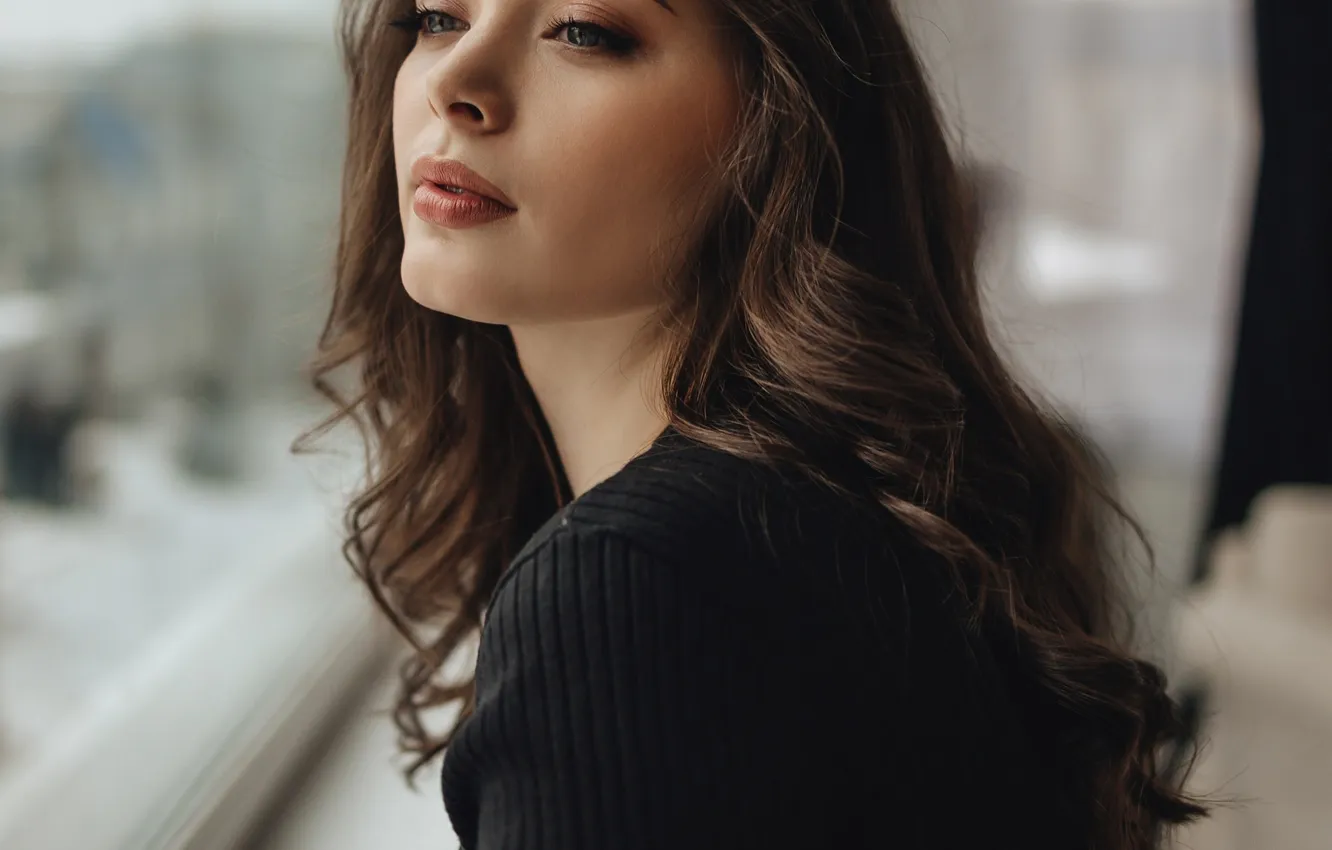 Wallpaper window, photoshoot, Nastya, Olga Kulesh for mobile and ...