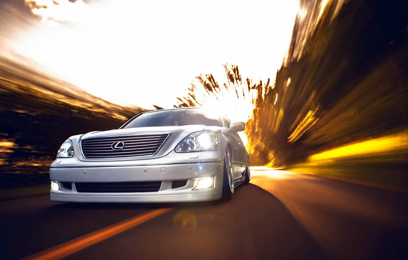 Wallpaper Lexus, white, front, VIP, LS430 for mobile and desktop ...