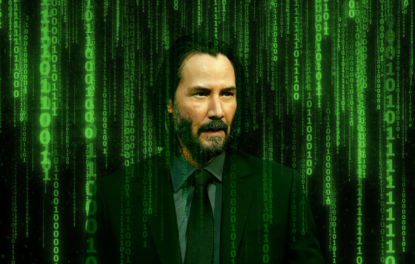 Wallpaper background, fiction, costume, Neo, poster, Keanu Reeves ...