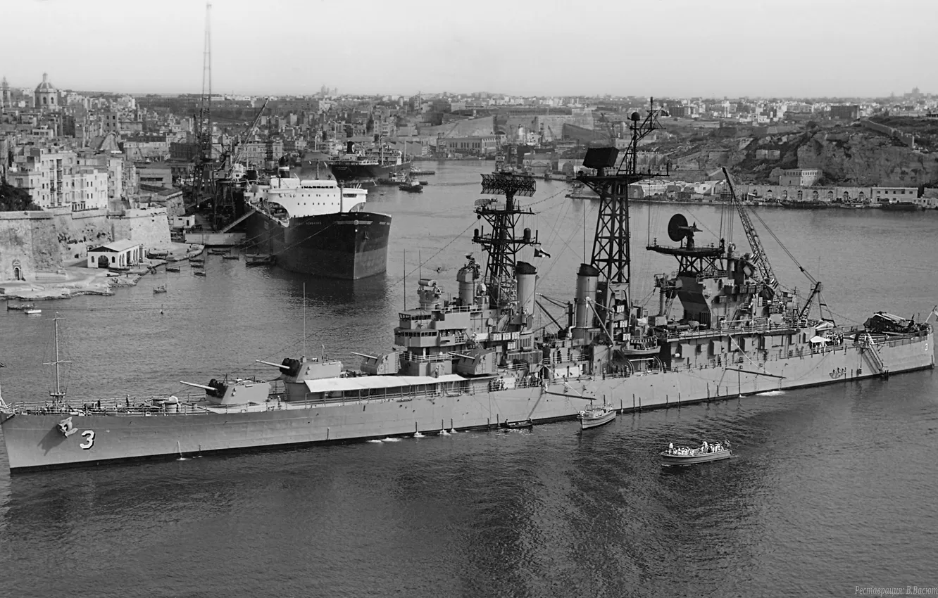 Wallpaper 1967, easy, US NAVY, missile cruiser, USS Galveston, CLG-3 ...