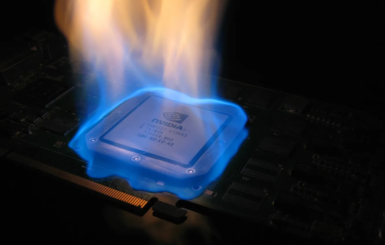Wallpaper fire, nvidia, video card for mobile and desktop, section hi ...