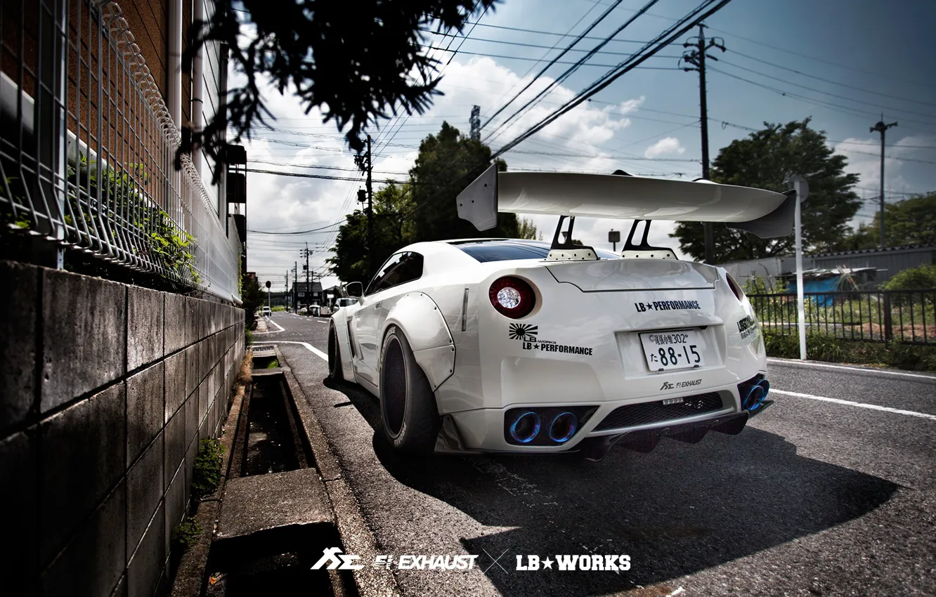 Wallpaper Liberty Walk, R35, Fi Exhaust, tuning, Nissan, street, GTR ...