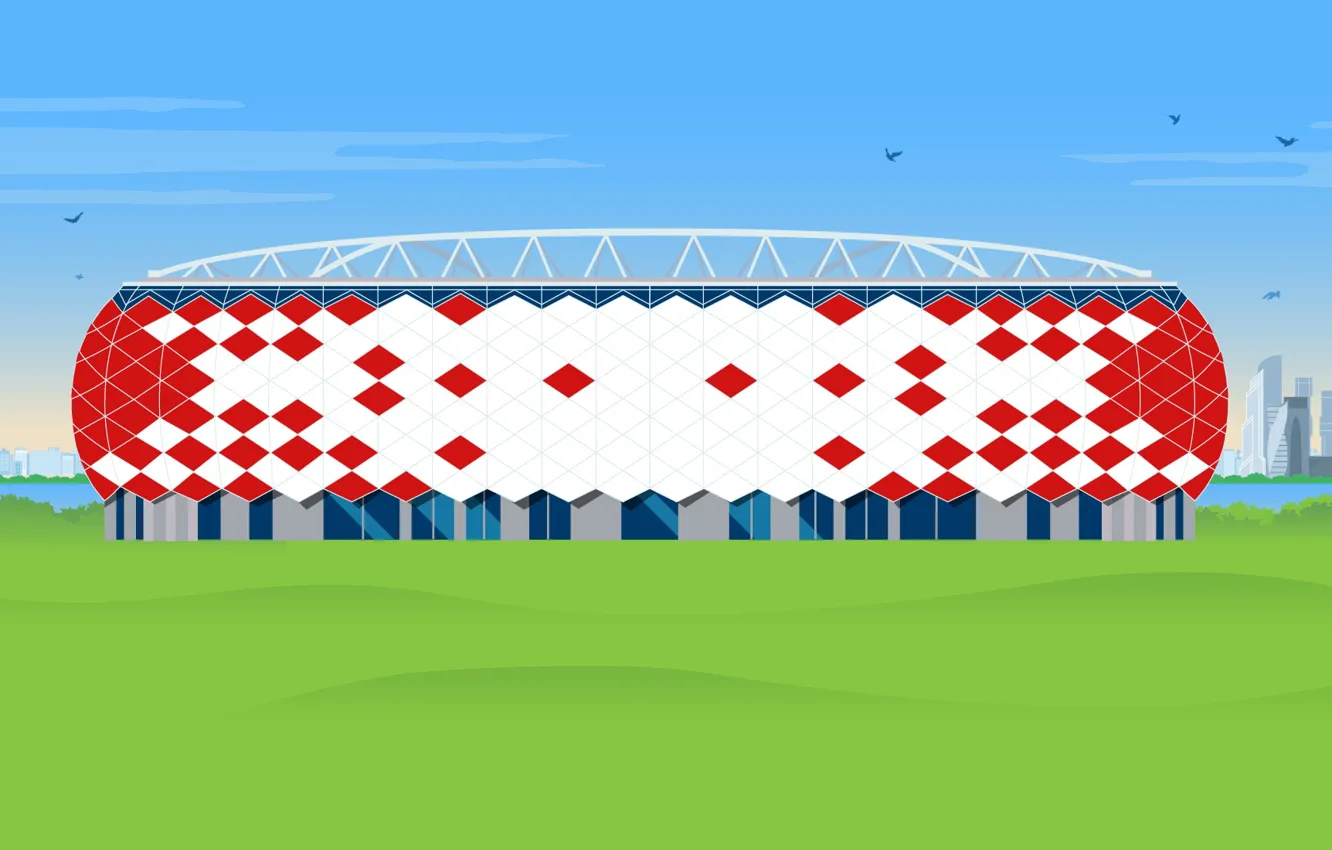 Wallpaper Football, Russia, Art, Arena, Spartacus, Open Arena, Spartak ...
