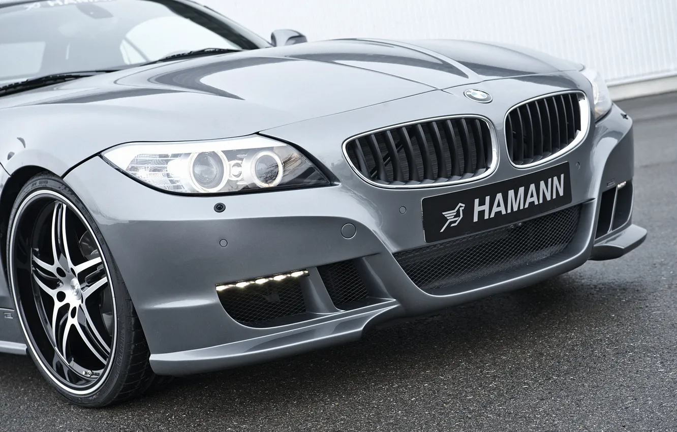 Wallpaper grey, BMW, Roadster, Hamann, 2010, the front part, E89, BMW ...
