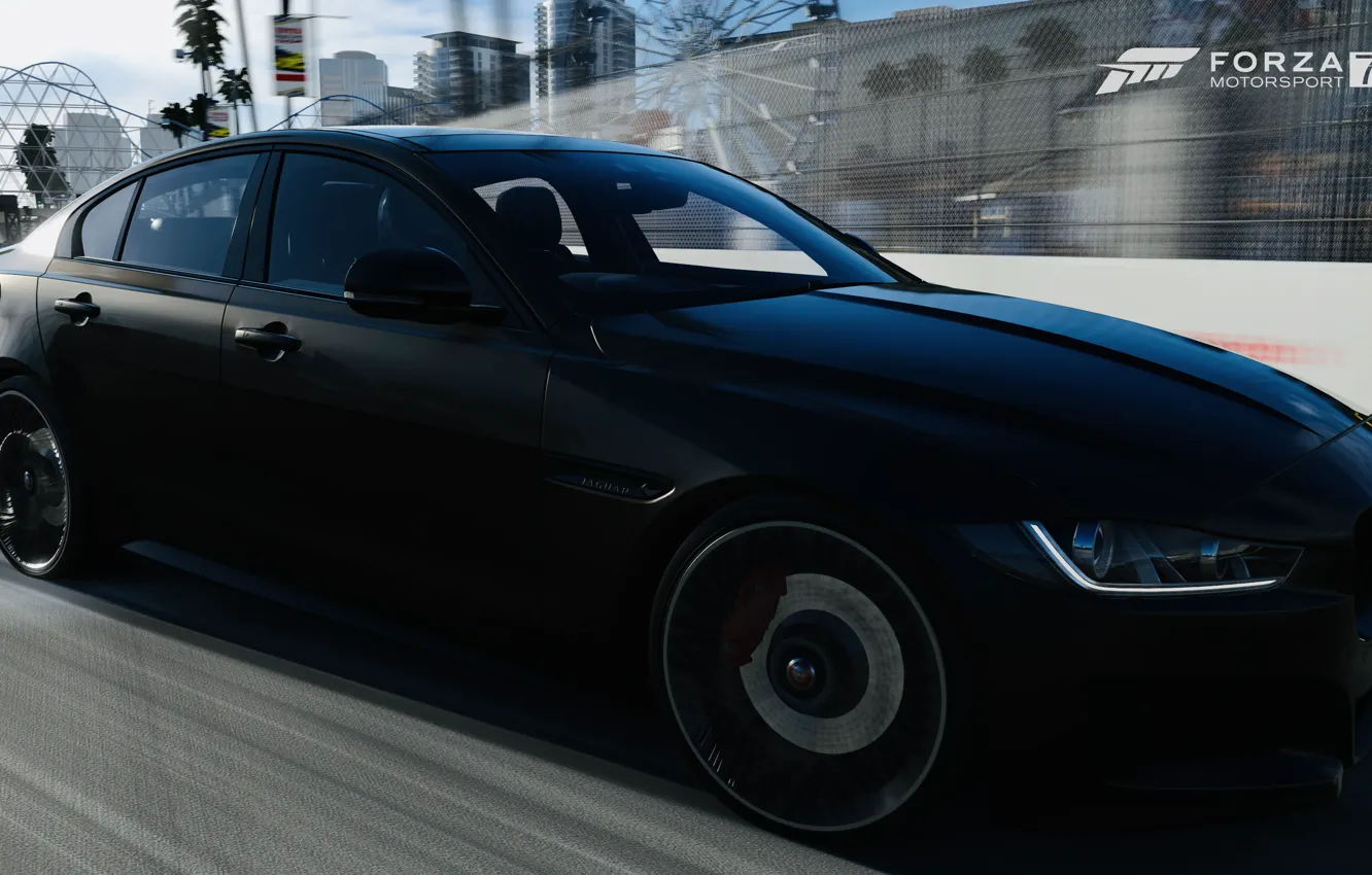 Wallpaper HDR, Jaguar, Game, Sunshine, FM7, UHD, XE S, Forza Motorsport ...