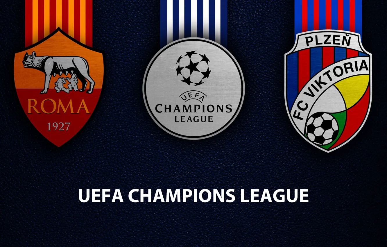 Wallpaper wallpaper, sport, logo, football, AS Roma, UEFA Champions ...