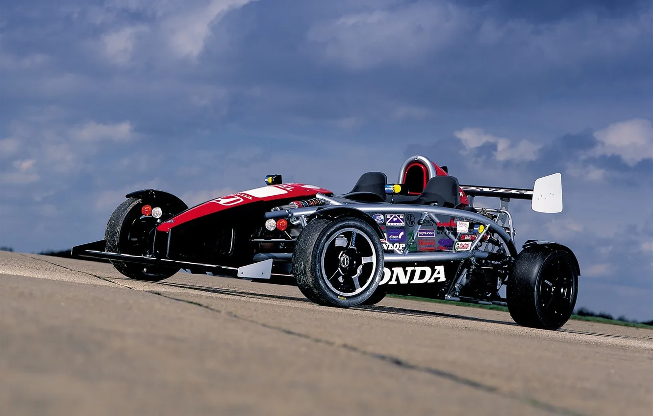 Wallpaper the sky, supercar, track, Ariel, frame, Atom for mobile and ...
