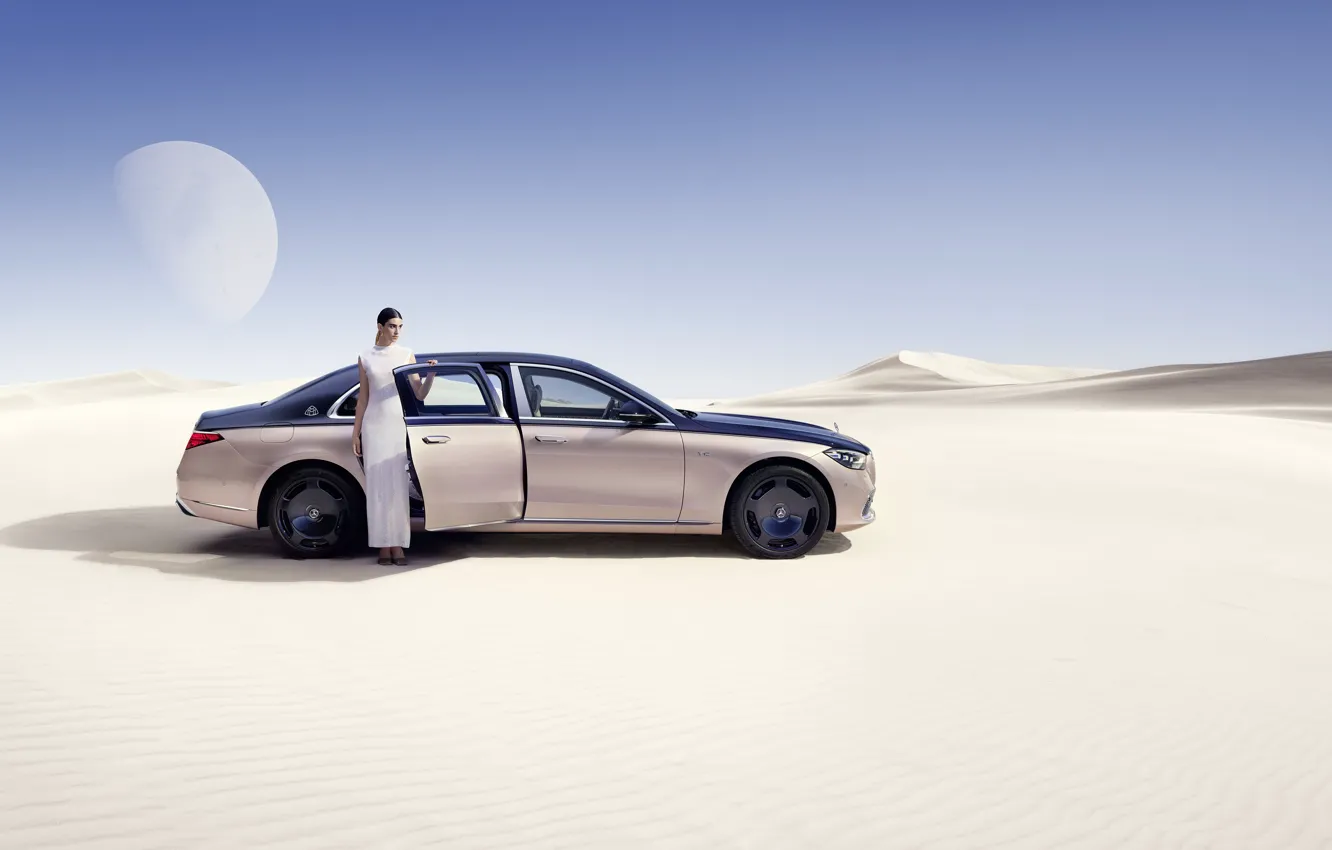 Wallpaper Girl, Maybach, Mercedes, Maybach, Side, Mercedes-Maybach ...