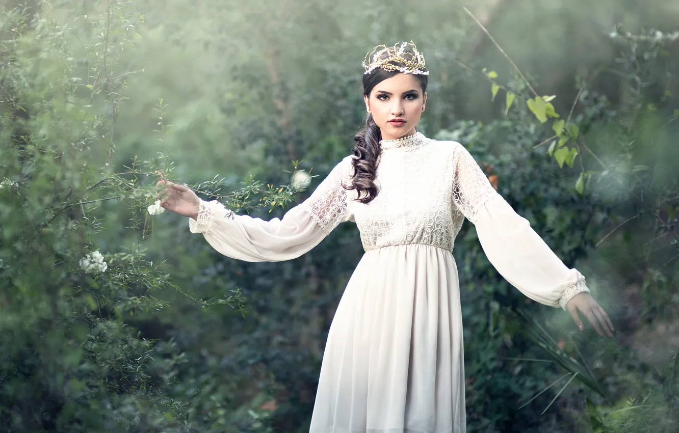 Wallpaper makeup, dress, sponge, Iulia Gabriela Andron for mobile and ...