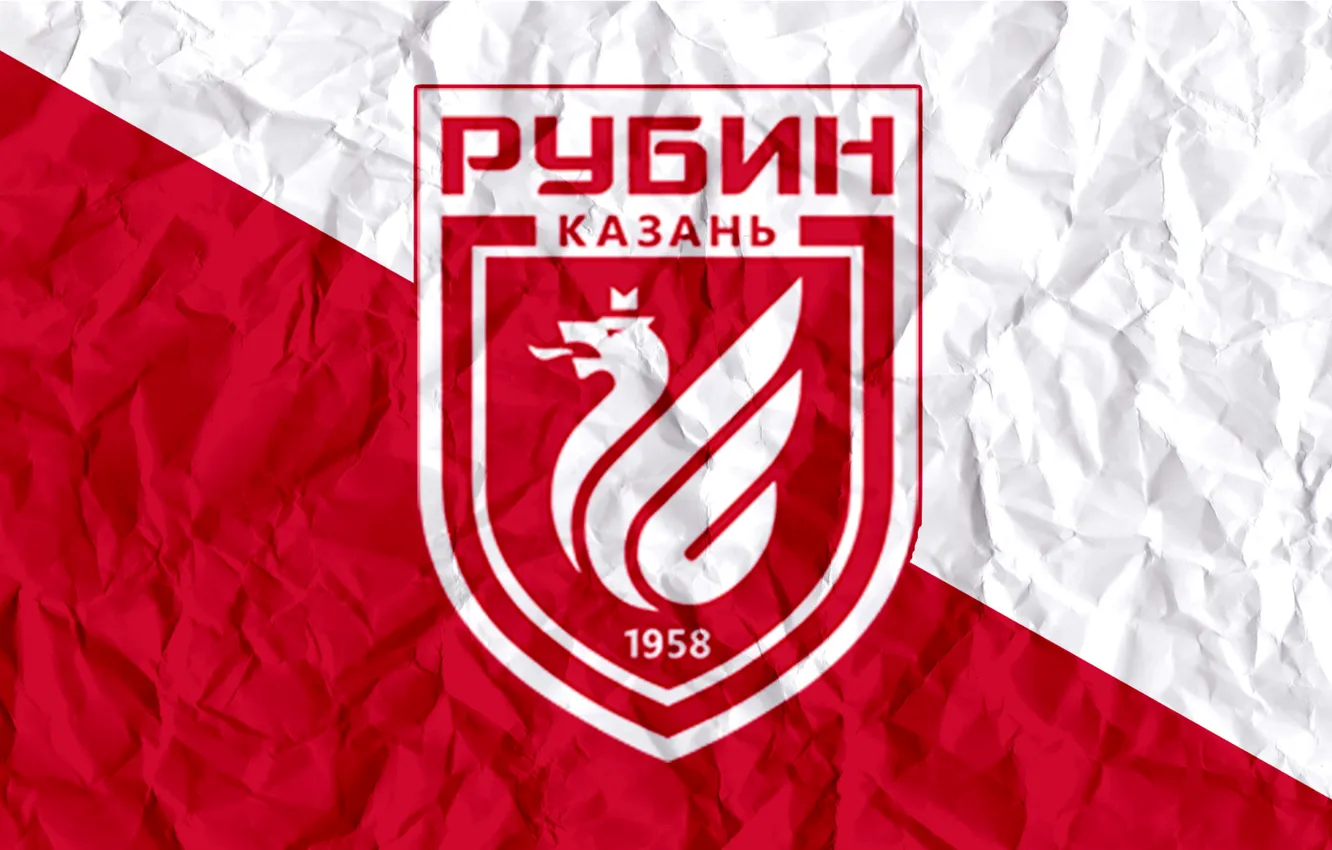 Wallpaper logo, football, russian, crest, FC Rubin Kazan, Rubin Kazan ...