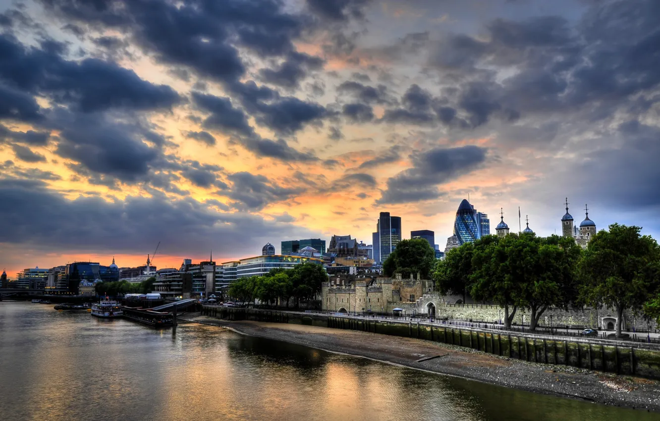 Wallpaper sunset, England, London, sunset, London, England images for ...