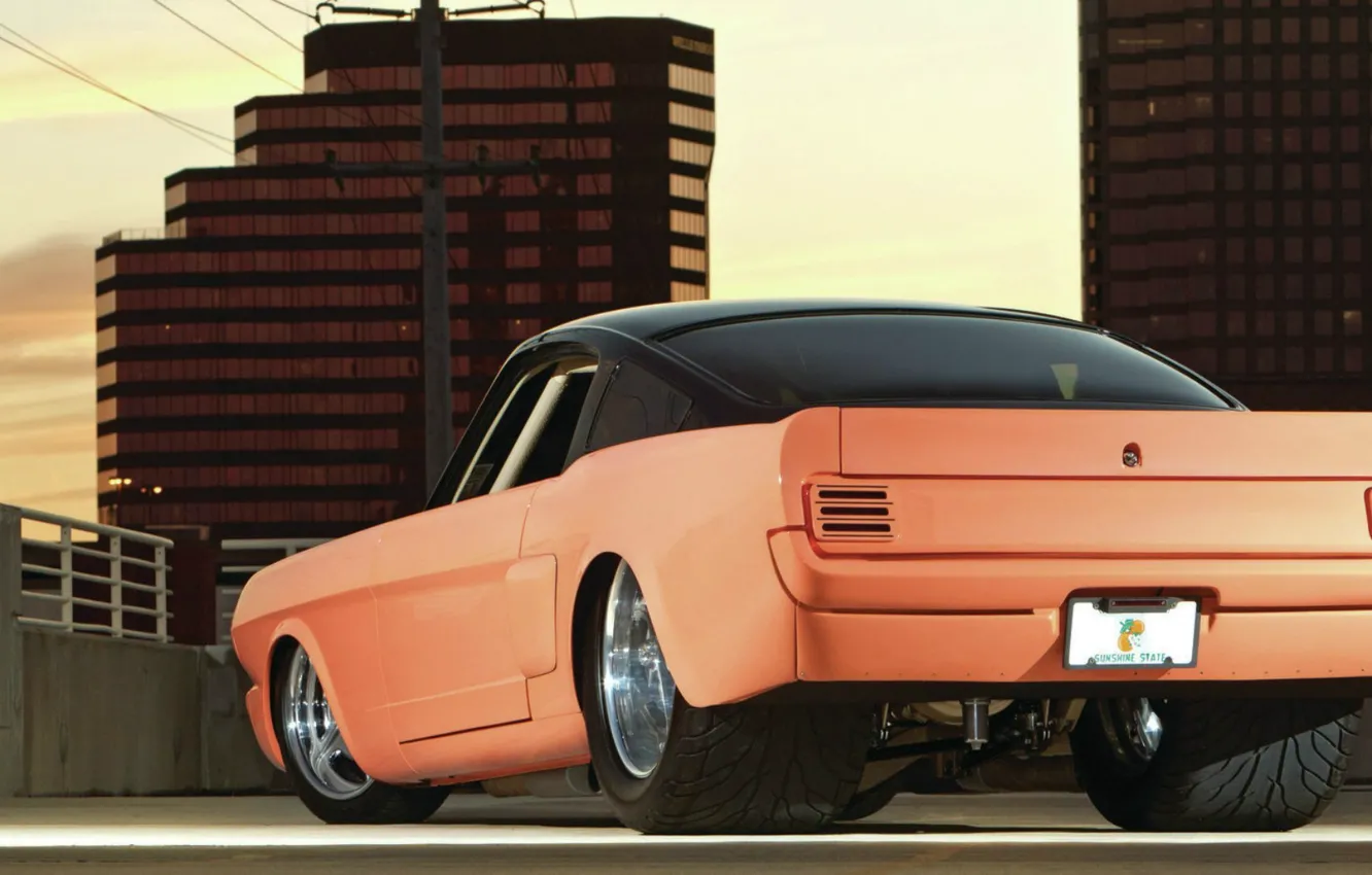 Wallpaper Mustang, Ford, rear view, muscle car, Fastback images for ...