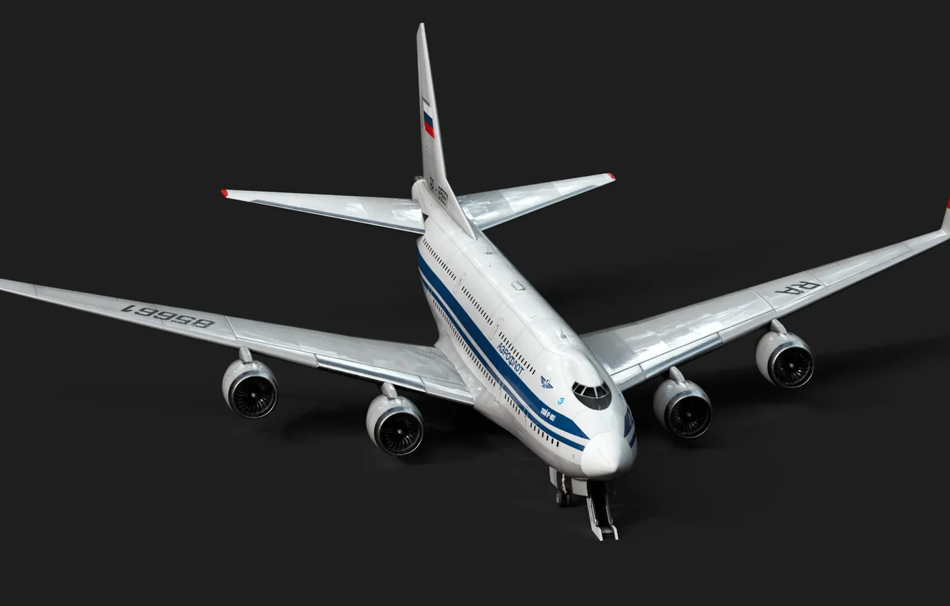 Wallpaper Russia, the project, Sukhoi KR-860, Double - deck passenger ...