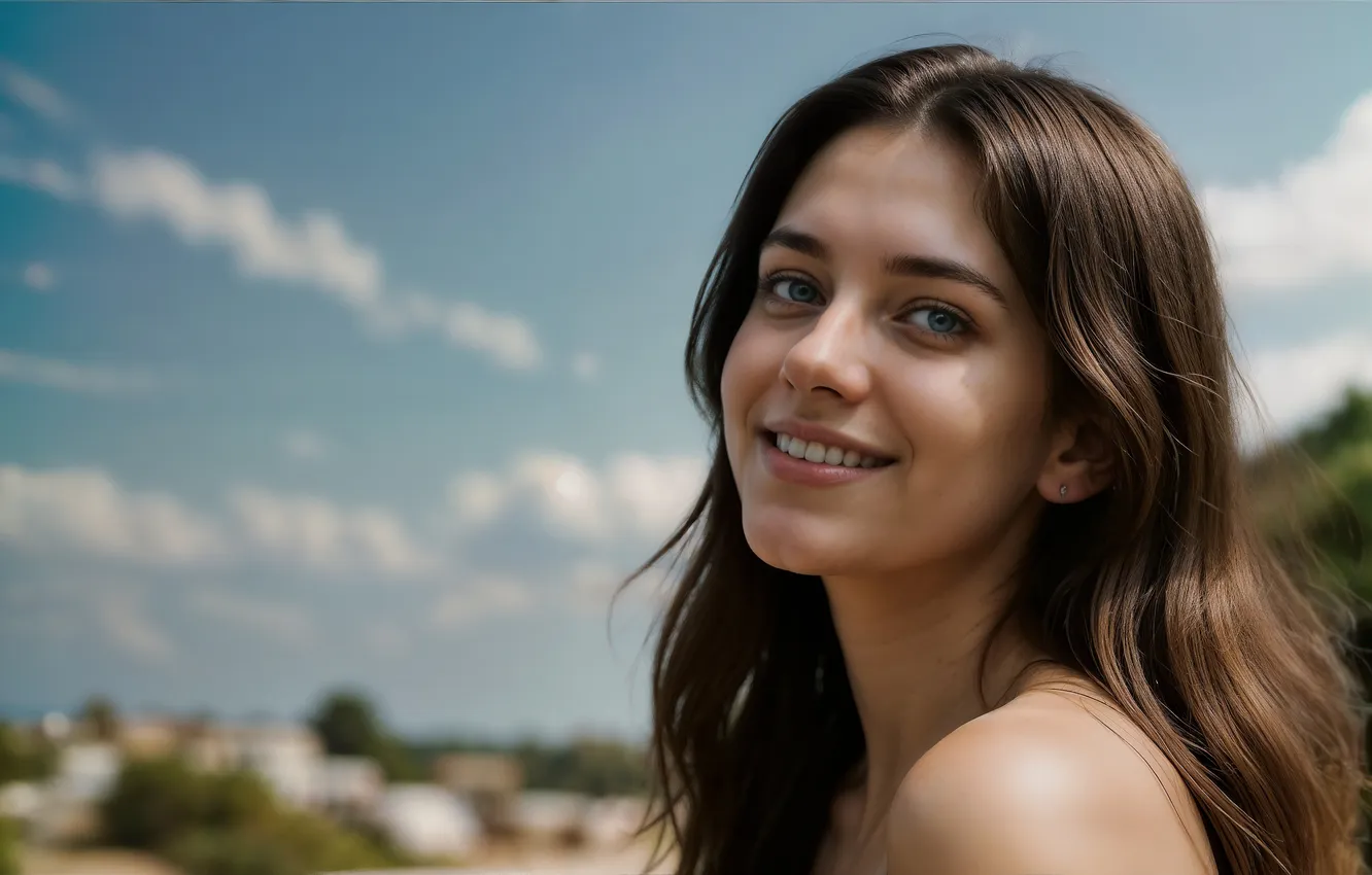 Wallpaper girl, happiness, smile, sweetheart, beauty, beautiful for ...