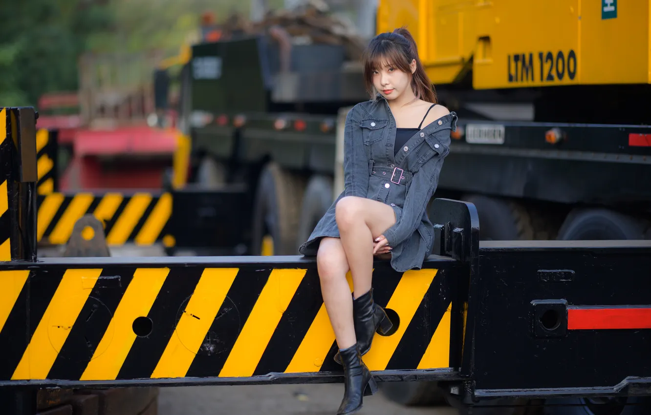 Wallpaper look, legs, Asian for mobile and desktop, section девушки ...