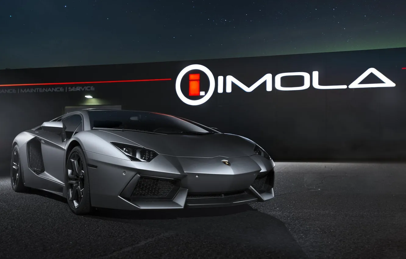 Wallpaper The sky, Lamborghini, Stars, Lamborghini, Supercar, Grey ...