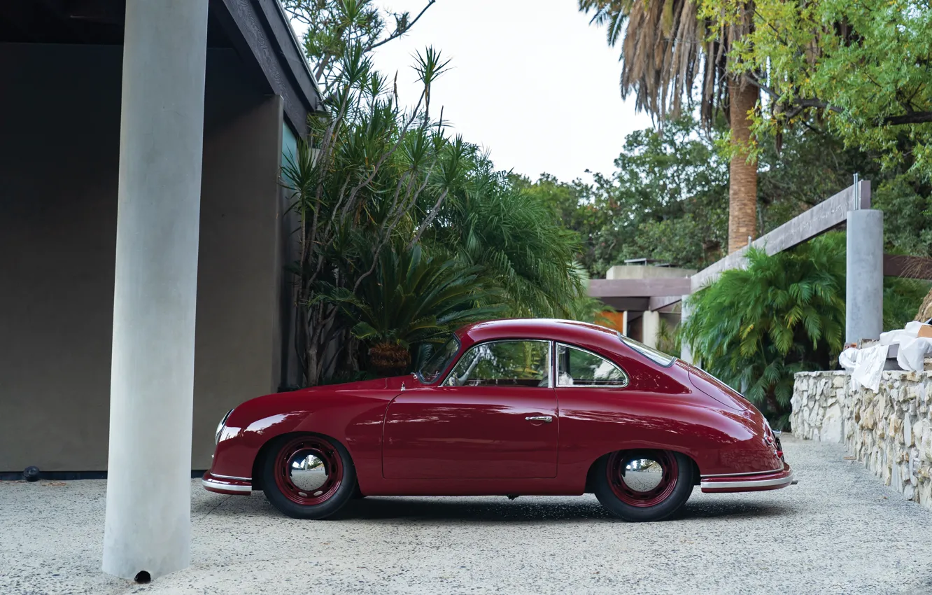Wallpaper Porsche, 356, 1951, side view, Porsche 356 1300 Coupe for ...